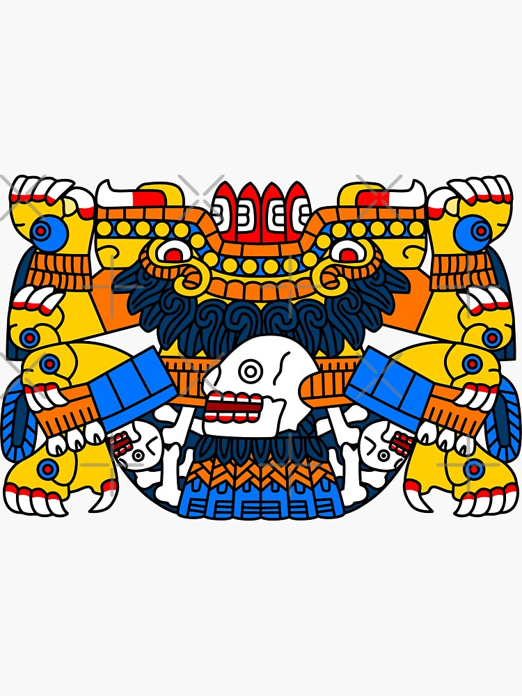 "Aztec Deity Tlaltecuhtli, God of Earth." Sticker for Sale by ...