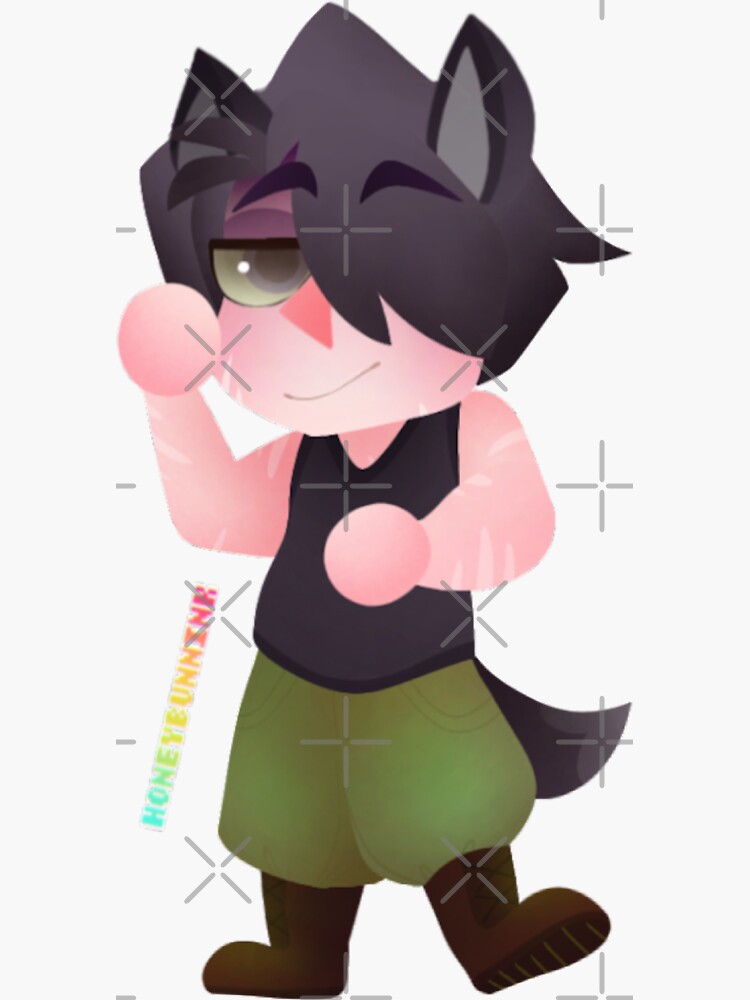 "vincent cute stuff" Sticker for Sale by GhostlyBunns | Redbubble