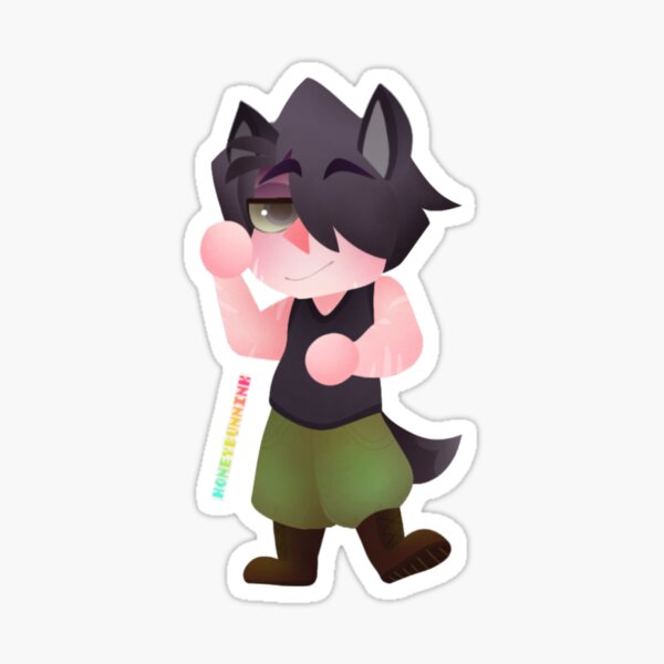 "vincent cute stuff" Sticker for Sale by GhostlyBunns | Redbubble