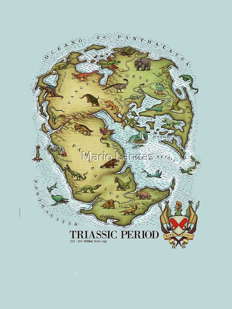 TRIASSIC Period World Map PANGEA Map By MarioLanzas On, 49% OFF