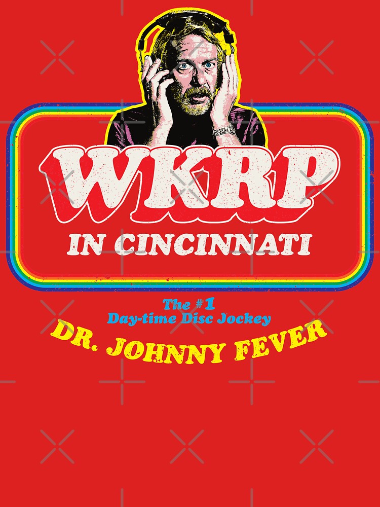 "Dr. Johnny Fever WKRP in Cincinnati" Essential T-Shirt for Sale by ...