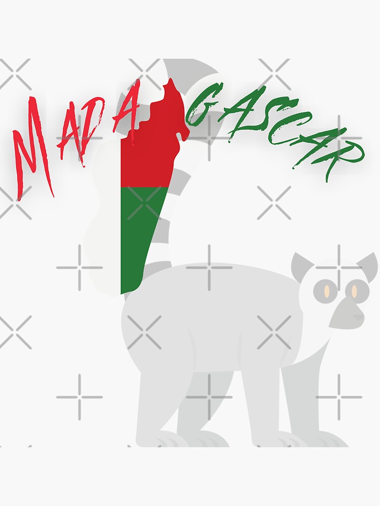 "Madagascar, Madagascar Map, Madagascar sticker, Madagascar design ...