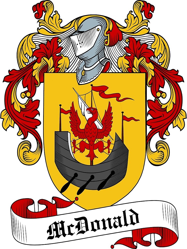 "MacDonald " Poster for Sale by HaroldHeraldry | Redbubble
