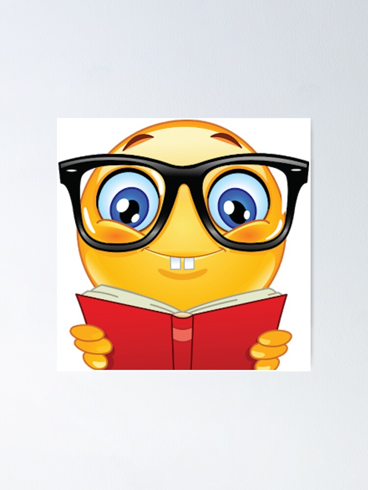 "Smart Emoji " Poster for Sale by janetgonzalez | Redbubble