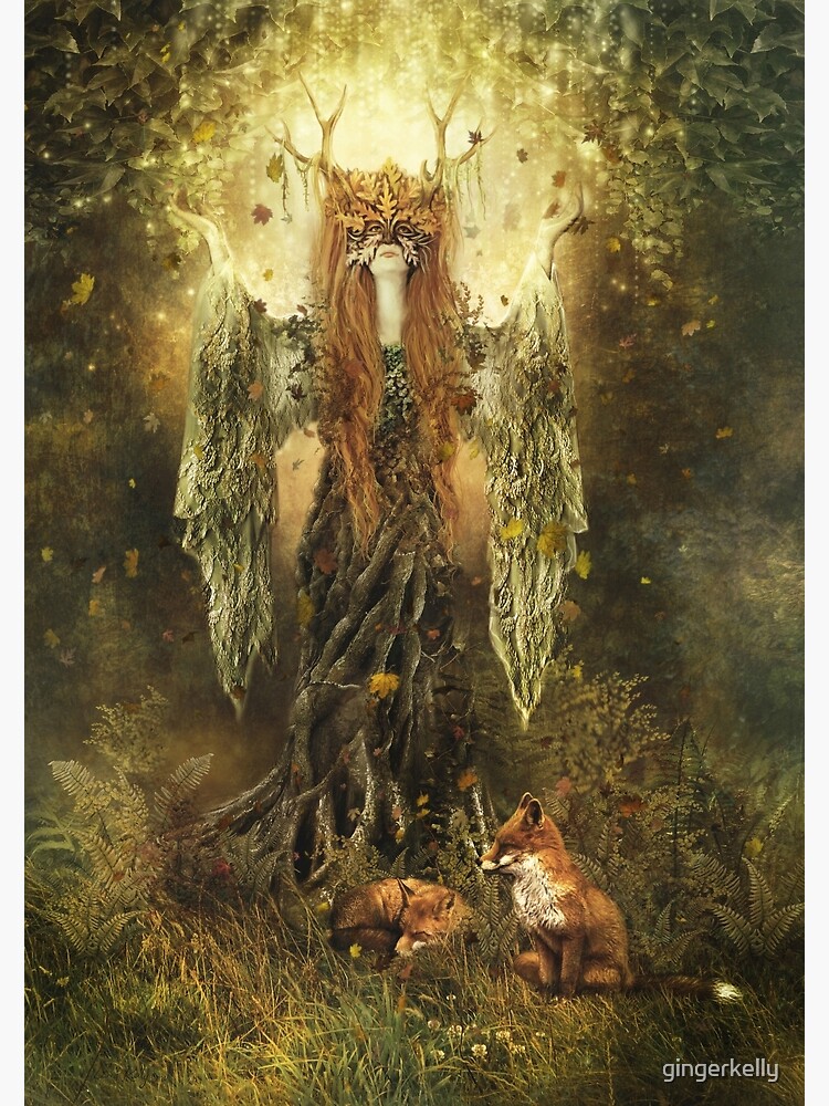 "Forest Spirit" Art Print for Sale by gingerkelly | Redbubble