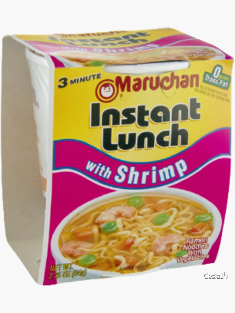 "Maruchan" Sticker for Sale by Cesia14 | Redbubble