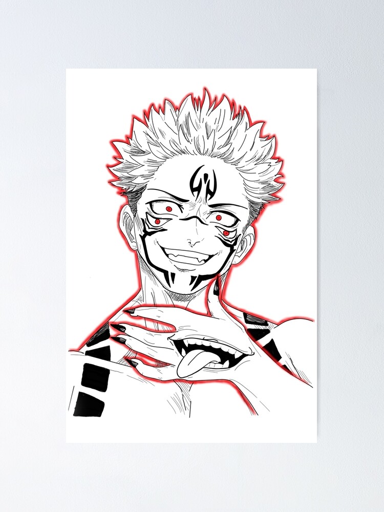 "Jujutsu Kaisen Sukuna" Poster von Kawaii-Ninja | Redbubble
