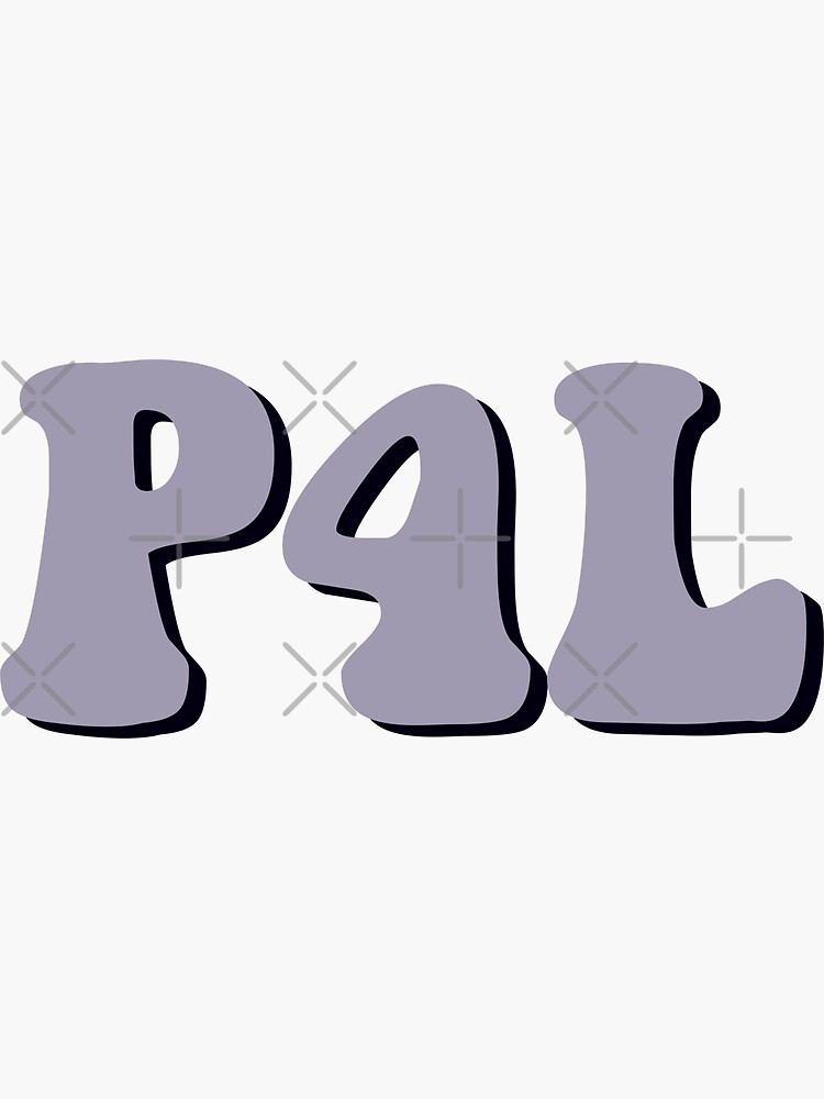 "Purple Pogue 4 Life / P4L" Sticker for Sale by cartershart | Redbubble