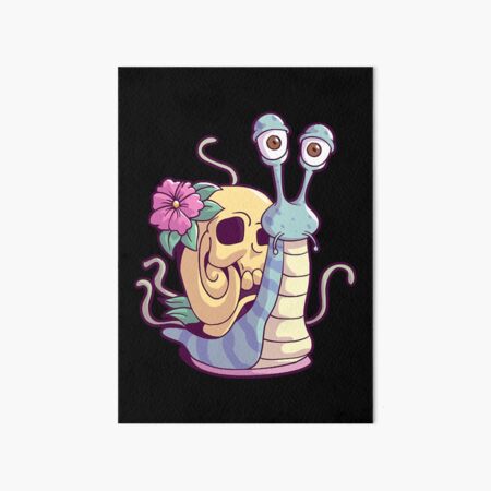 "Creepy Snail Skull Pastel Goth Cute Creepy Snail Skull Kawaii Menhera ...