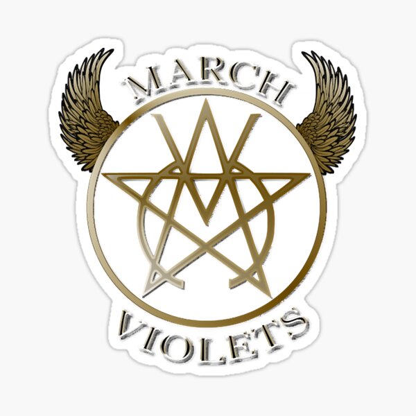 "The March Violets - Logo. " Sticker for Sale by deacetis | Redbubble