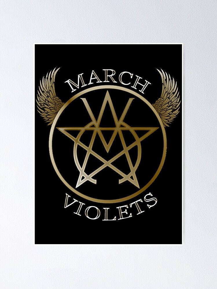 "The March Violets - Logo. " Poster for Sale by deacetis | Redbubble