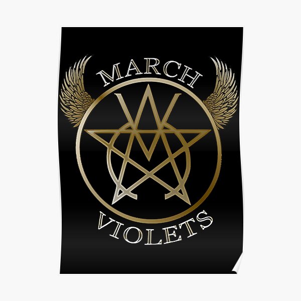 "The March Violets - Logo. " Poster for Sale by deacetis | Redbubble