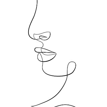 Poster for Sale avec l'œuvre « Dessin au trait fin « Simplicité du ...