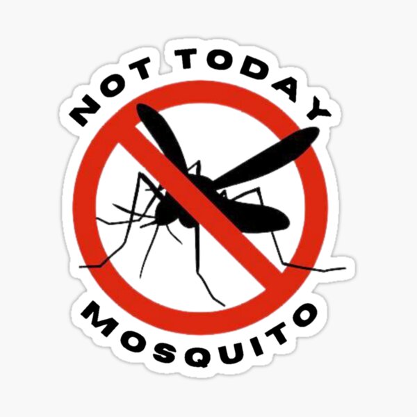 "Mosquito Net fight against malaria fever causing Insect" Sticker for ...