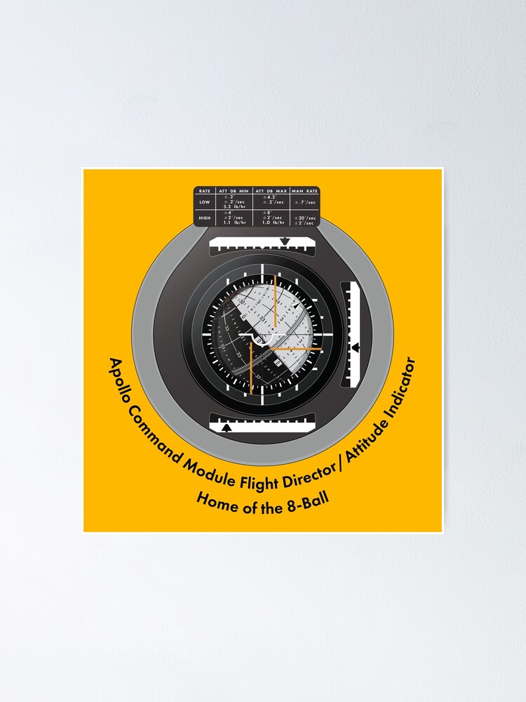 "Home of the 8-Ball Apollo Command Module Flight Director / Attitude ...