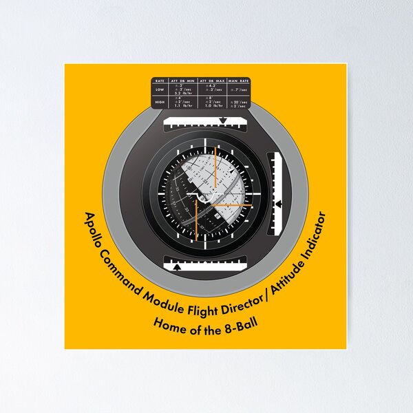 "Home of the 8-Ball Apollo Command Module Flight Director / Attitude ...