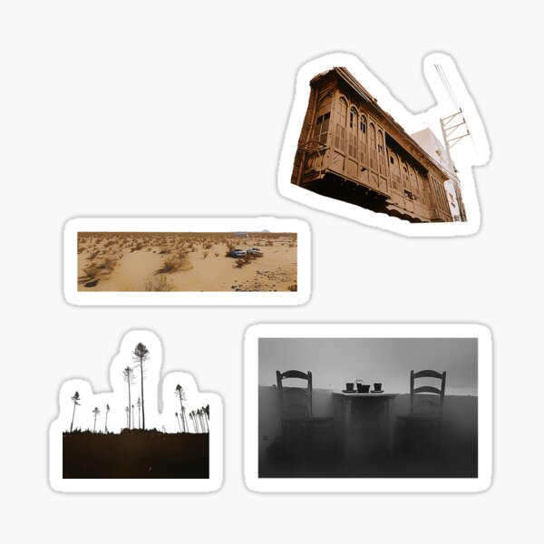 "4 Sketched Absence Stickers Pack Empty Left Behind" Sticker for Sale ...