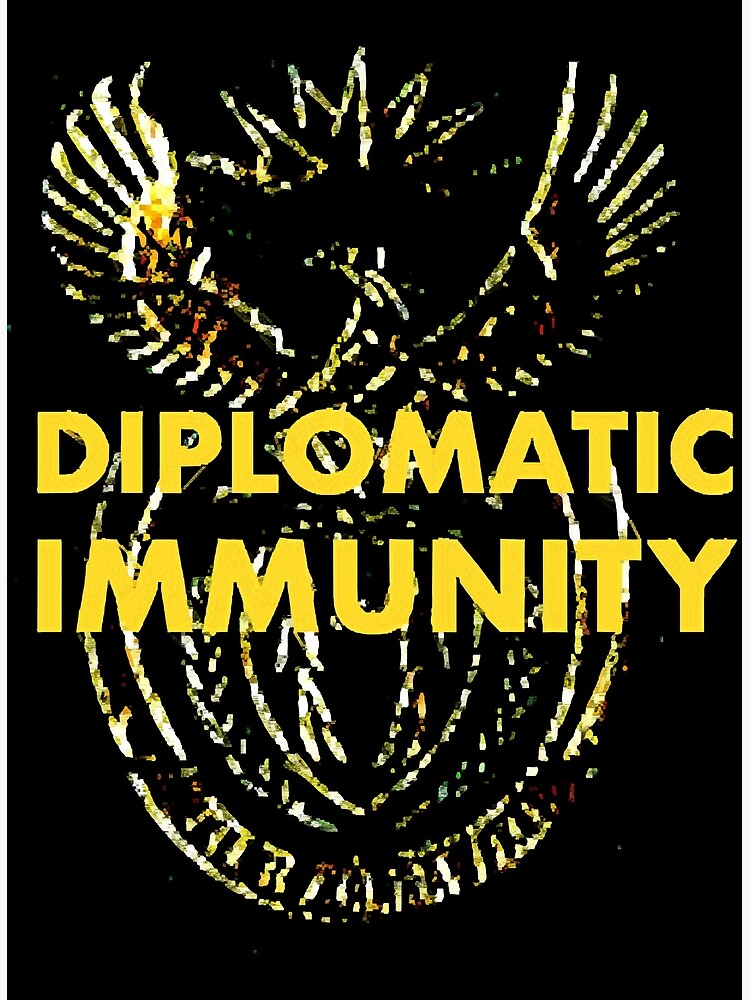 "Diplomatic Immunity Revoked " Greeting Card for Sale by evolettebodd ...