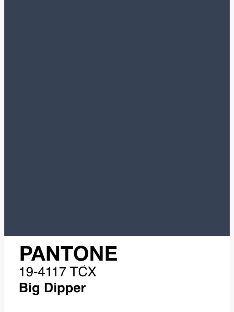 Lámina rígida for Sale con la obra «Pantone Big Dipper, azul» de ...