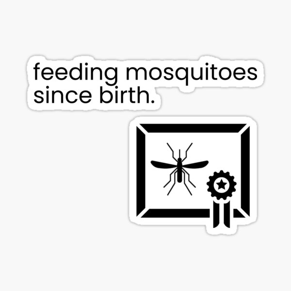 "Mosquito Net Appreciation" Sticker for Sale by Ay-UpPotatta | Redbubble