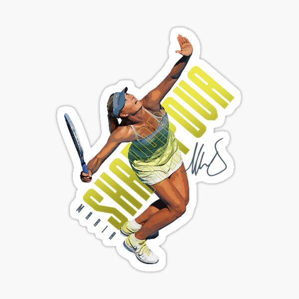 "Maria Sharapova " Sticker for Sale by ShiersJameon | Redbubble