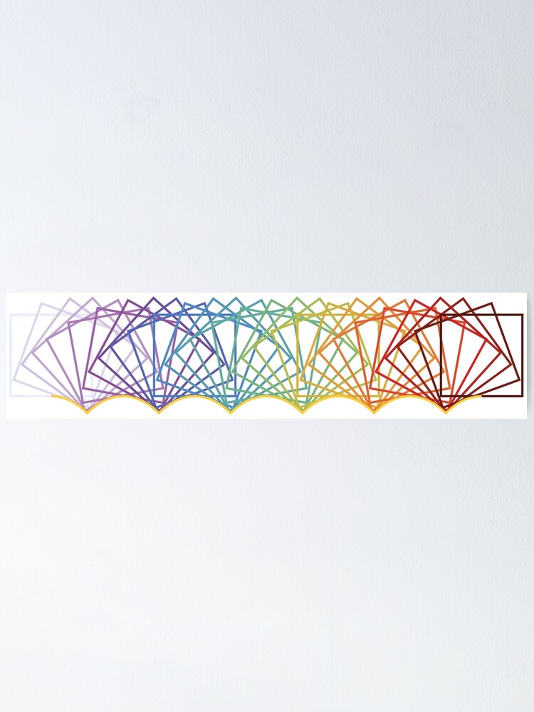 "Square wheel" Poster for Sale by complex-geom | Redbubble