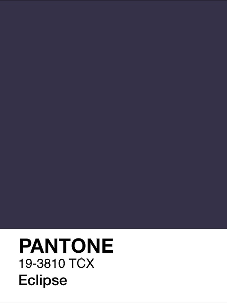 Póster «Pantone Eclipse, azul marino» de Mushroom-Gorge | Redbubble