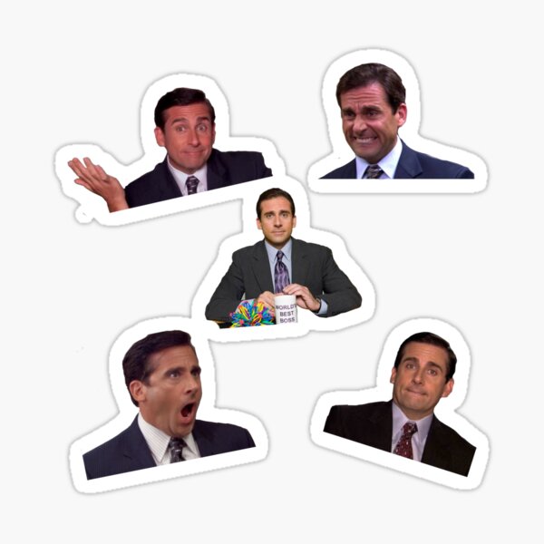 "The Office Sticker Pack" Sticker for Sale by ChloeExtrasArts | Redbubble