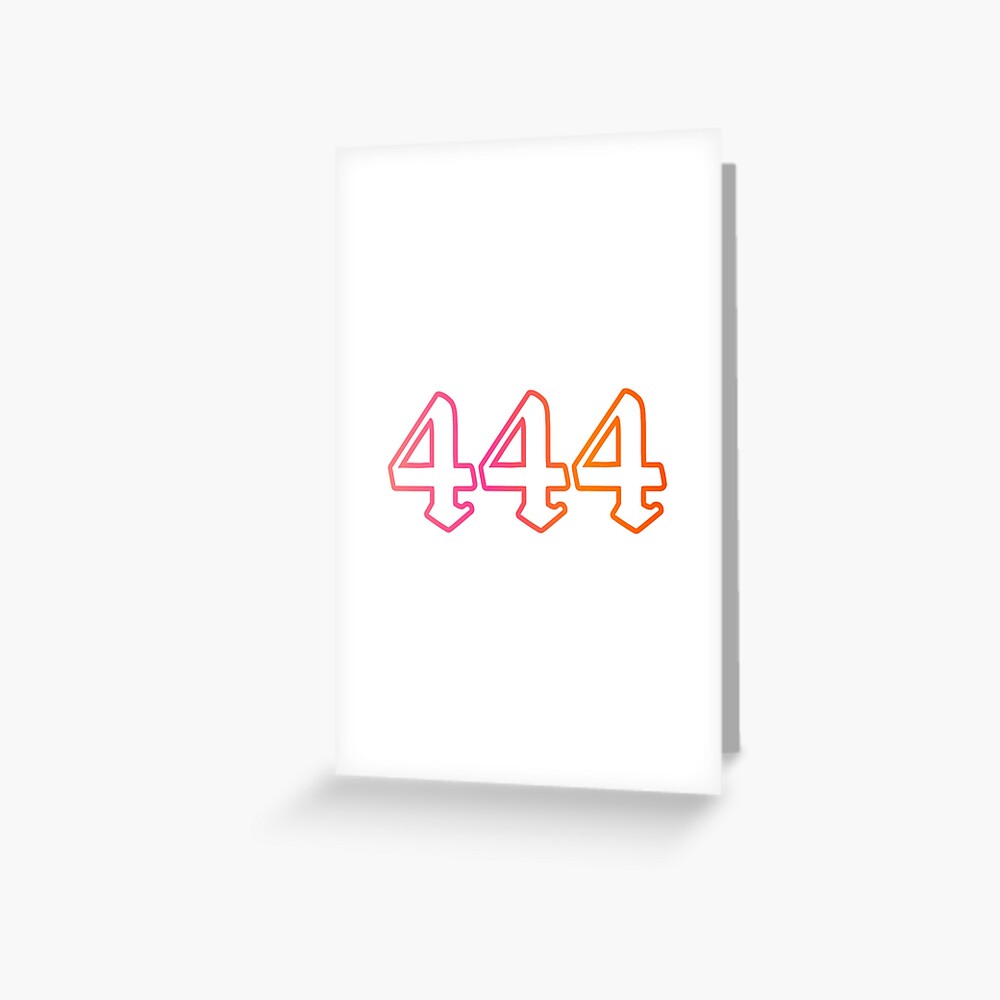 "444" Sticker for Sale by Sophie Grace | Redbubble
