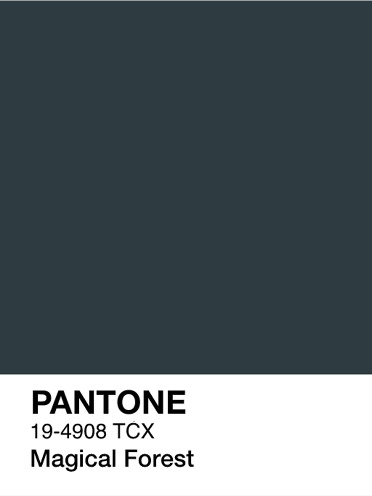 "Pantone Magical Forest, Green" Sticker for Sale by Mushroom-Gorge ...