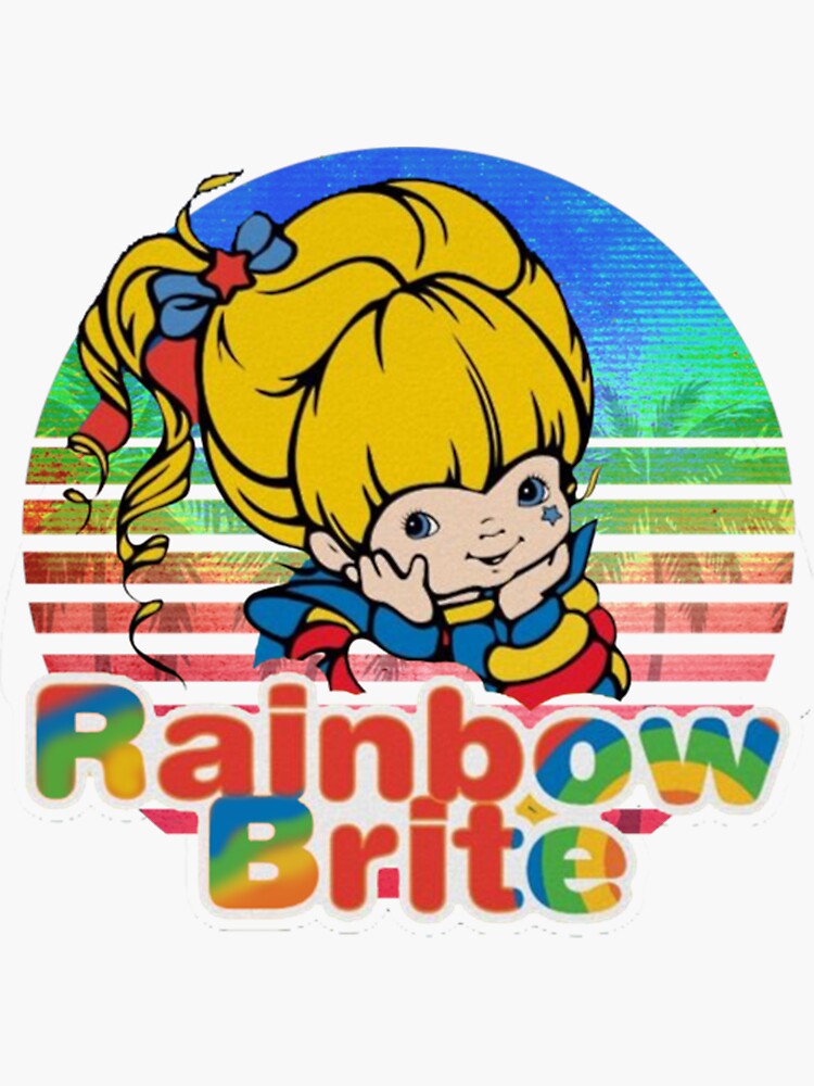 "Vintage RainBowzz Briteez 80s" Sticker for Sale by trevorhvofarm ...