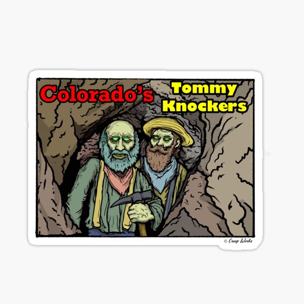 "Colorado's Tommy Knockers Legendary Cryptid Creatures" Sticker for ...