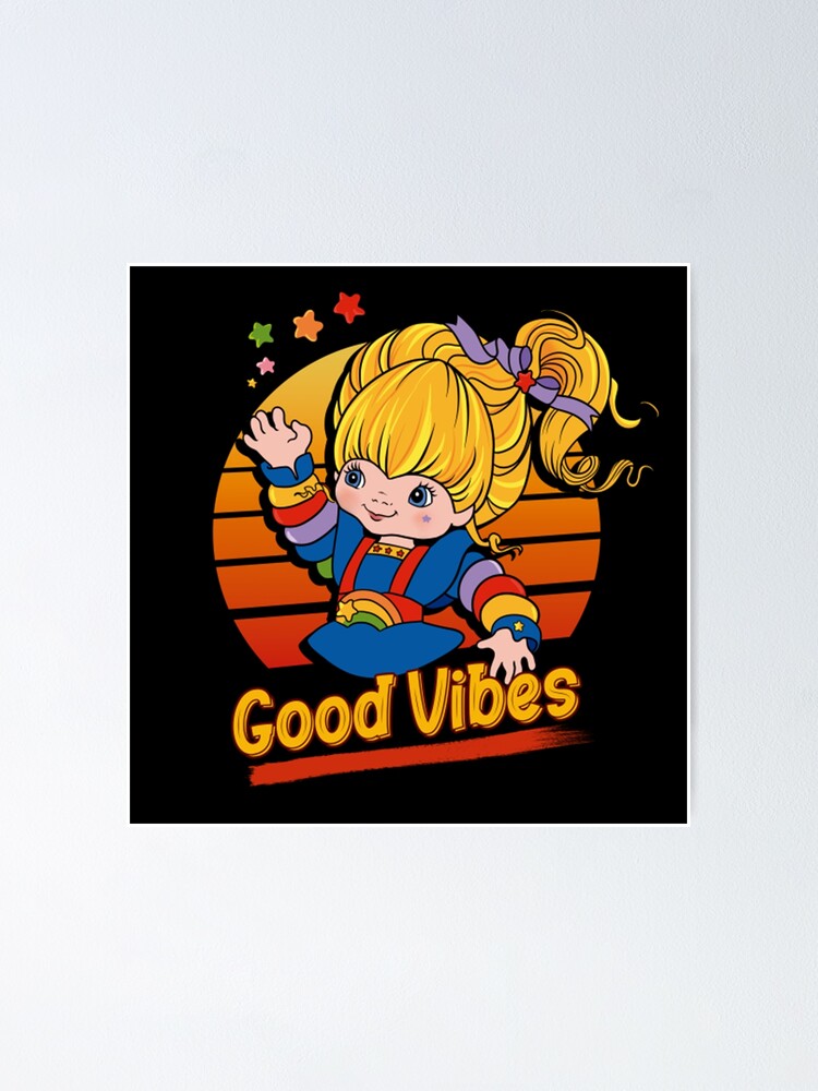 "RainBowzz Briteez Good Vibes" Poster for Sale by trevorhvofarm | Redbubble
