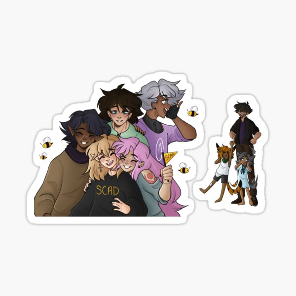 "latronis scad sticker" Sticker for Sale by charsarts | Redbubble