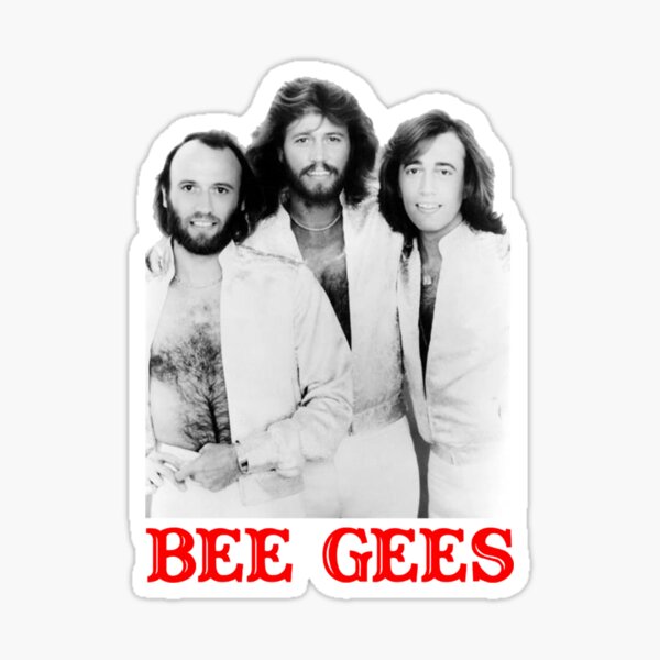 "1970's Classic Bee Gees Custom Art" Sticker for Sale by BeeGeeCozma ...