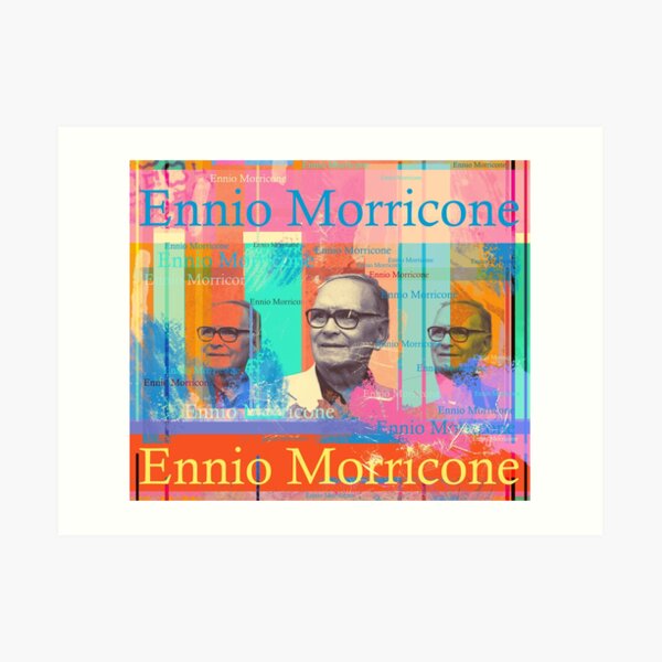"aesthetic portrait of Ennio Morricone, famous composer, once upon a ...