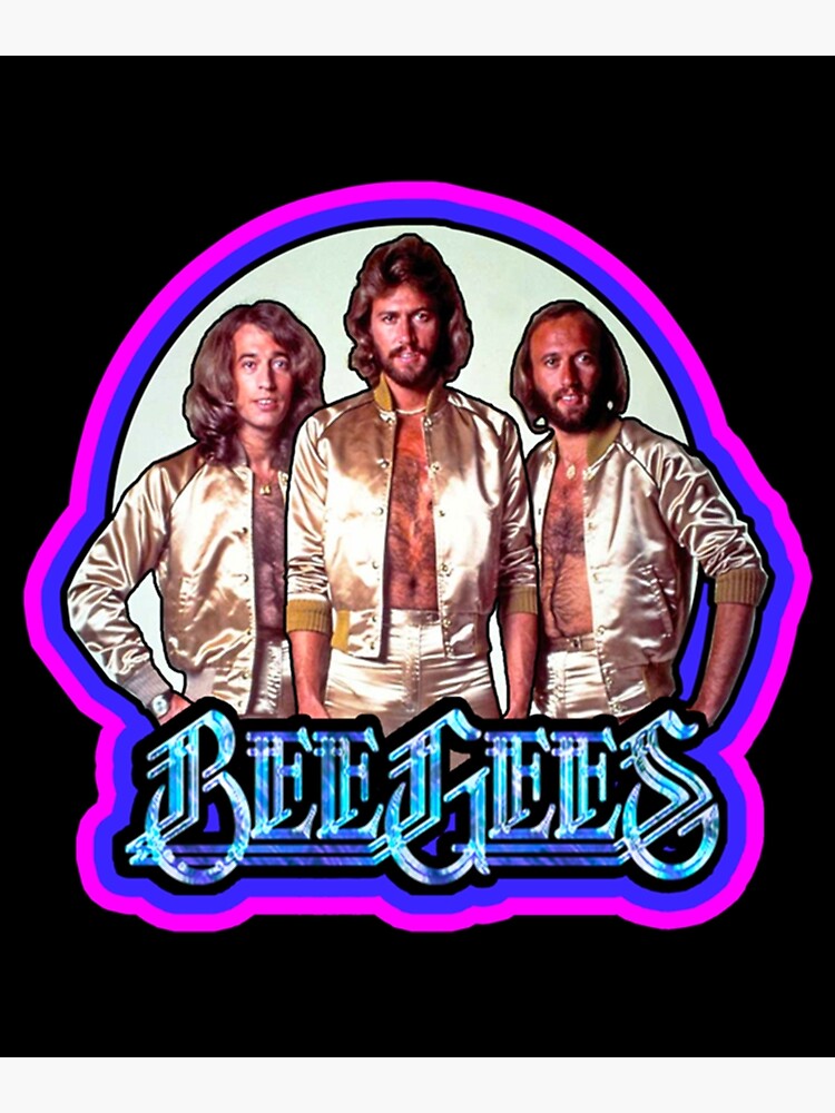 Bee Gees Vintage 1970s Classic Distressed Premium Matte Vertical Poster