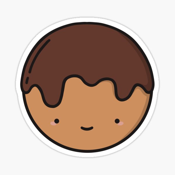 "Loukoumades Icon: Greek Dessert" Sticker by Jamila-Benito | Redbubble