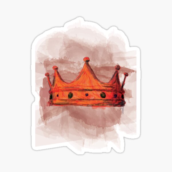 "The Bloody Crown || Macbeth " Sticker for Sale by missamylee | Redbubble