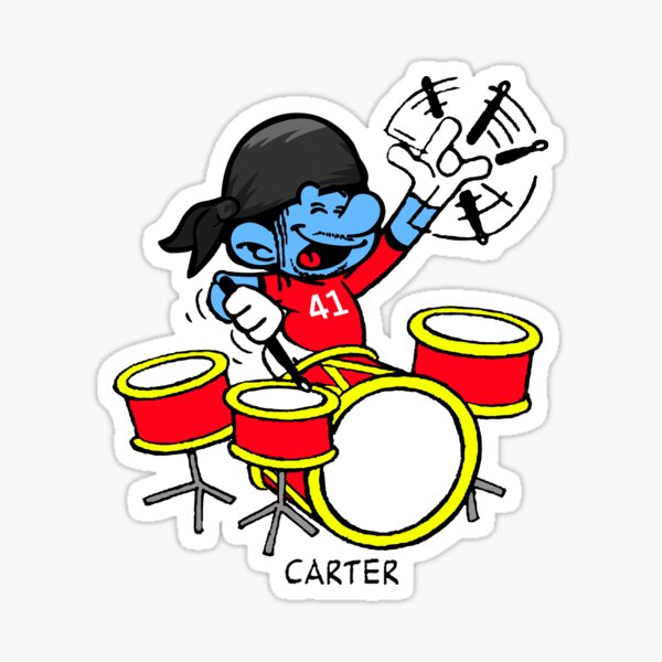 "Carter" Sticker for Sale by Jonnydowntown | Redbubble