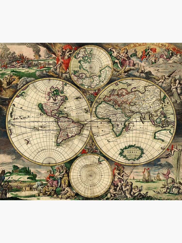 "World Map 1664" Poster by mollyfare | Redbubble