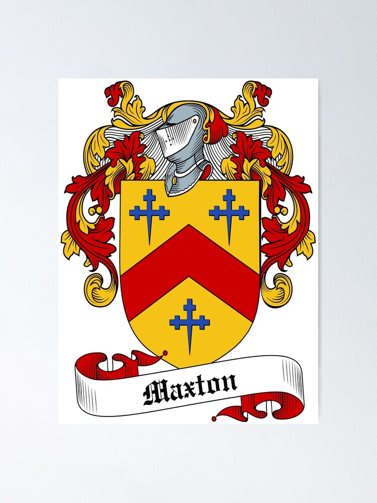 "Maxton " Poster by HaroldHeraldry | Redbubble