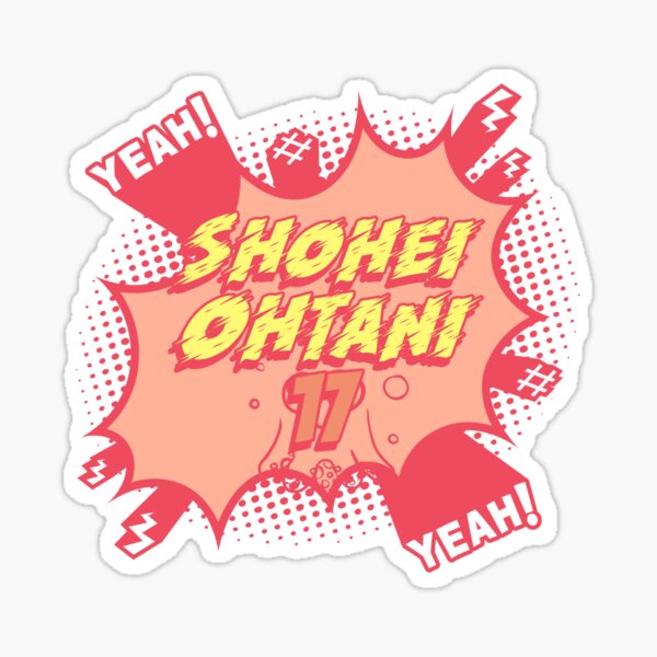 "Shohei Ohtani 17 baseball japan" Sticker for Sale by Guans | Redbubble