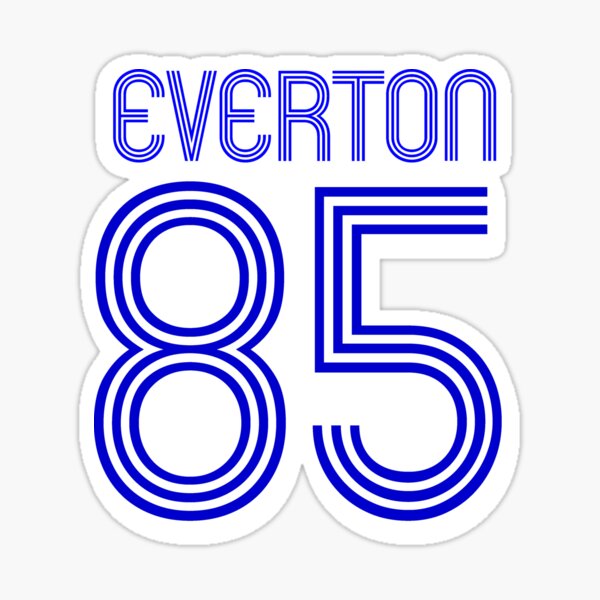 "Superteams Everton 85" Sticker for Sale by BigRedDot | Redbubble