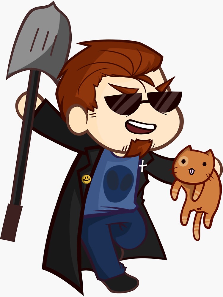 "Chibi postal dude" Sticker for Sale by Izzacore | Redbubble