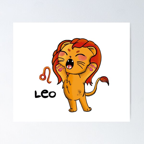 "Leo Cat" Poster by IIANKHS | Redbubble