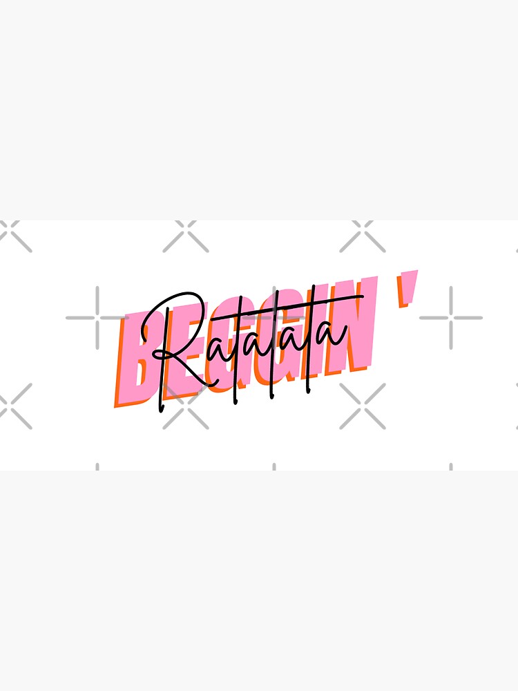 "Ratatata" Sticker for Sale by Maritawk1 | Redbubble