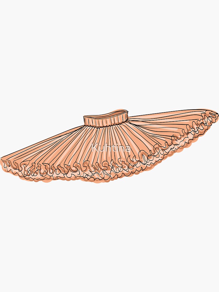"Tutu" Sticker for Sale by Kuhtina | Redbubble