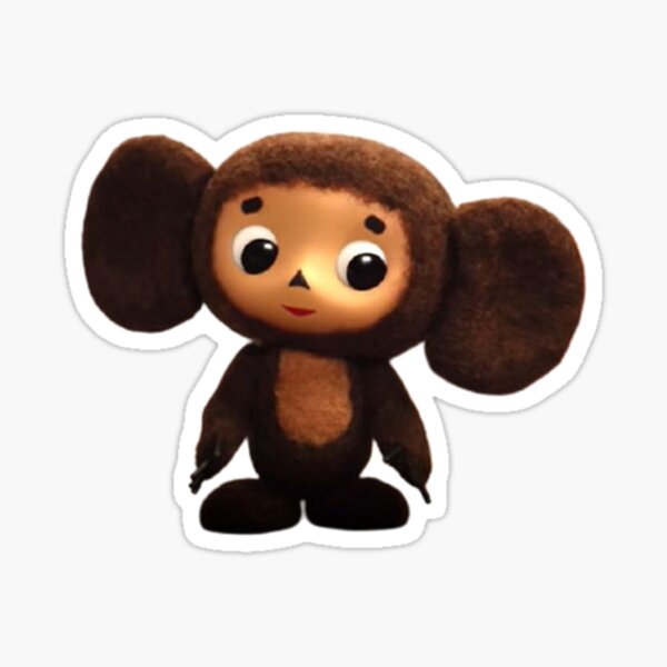 Pegatina «Héroe de la caricatura soviética Cheburashka (No. 2)» de ...