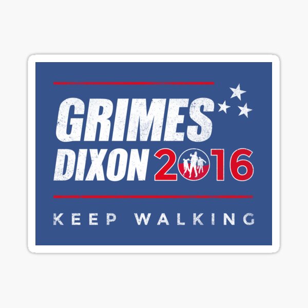 "Vote Grimes Dixon" Sticker for Sale by sebisghosts | Redbubble